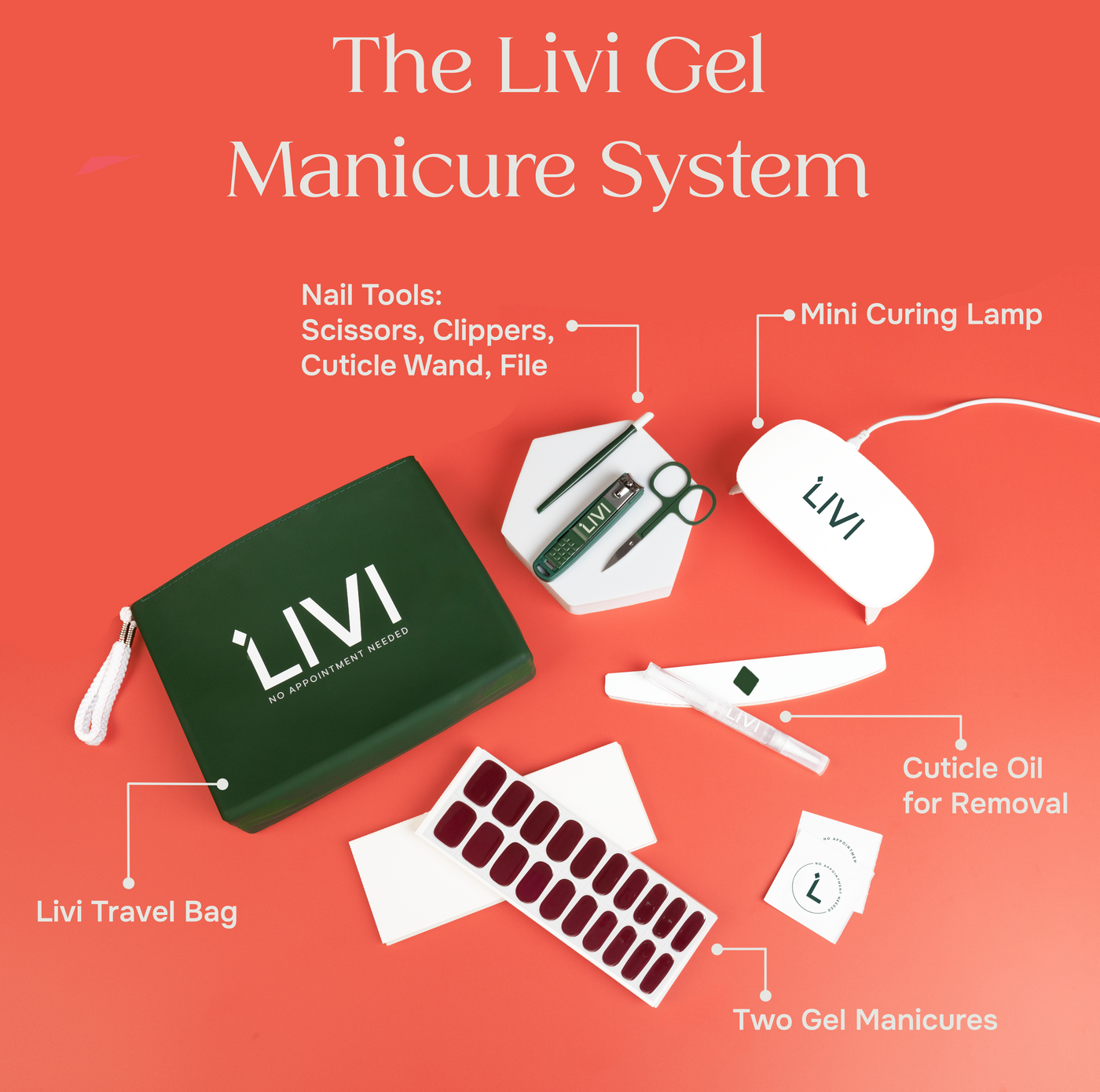 The Gel Manicure System™ | Kit for Salon Quality Nails at Home – Livi ...